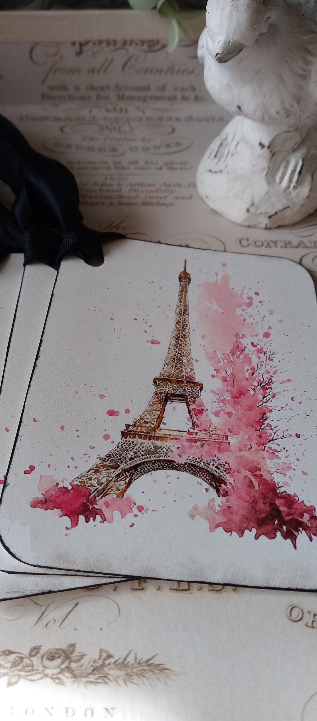 Gift Tags Paris Gift Tags Eiffel Tower Gift Tags Set - Etsy