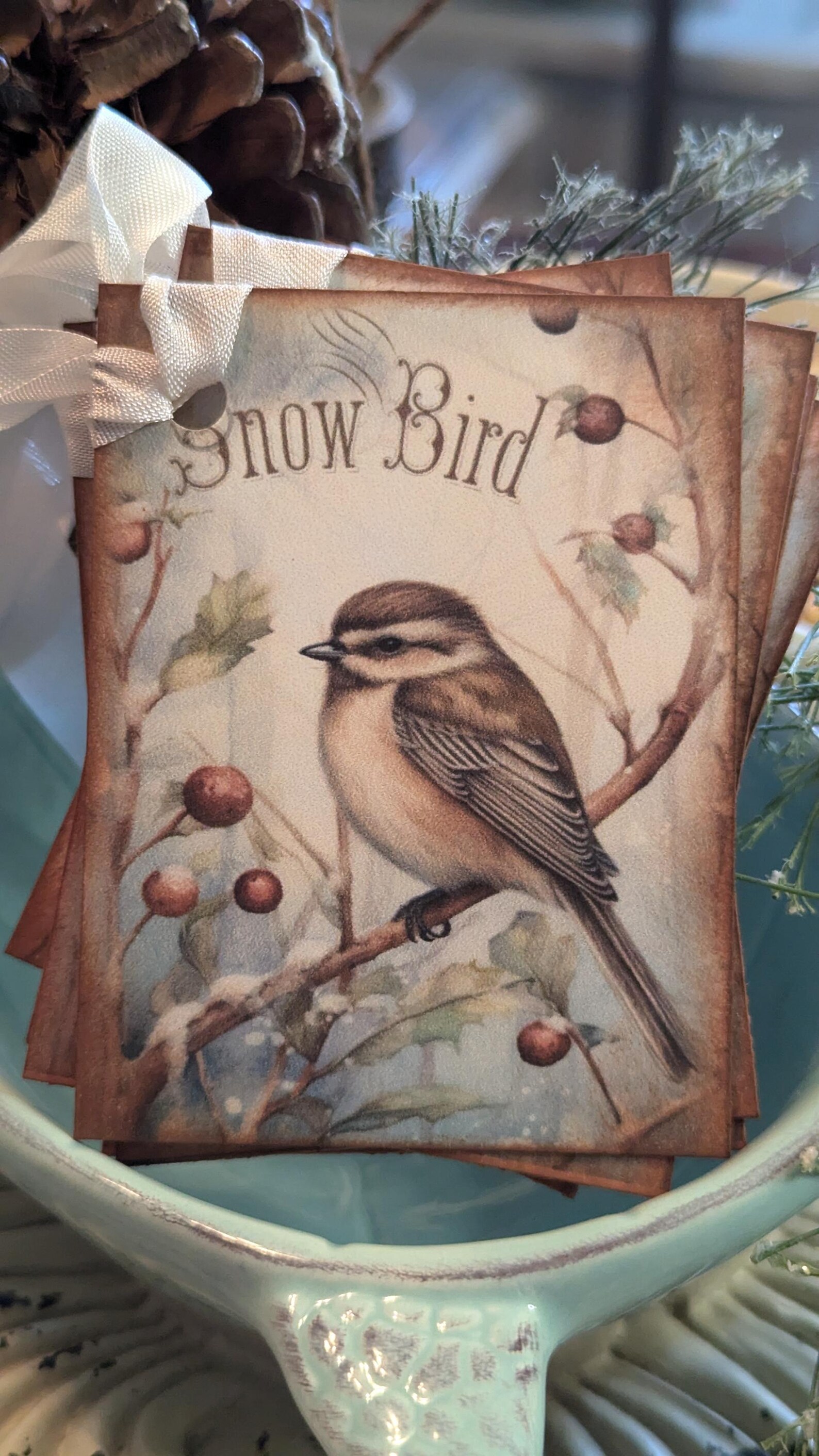 Gift Tags Beautiful Birds Gift Tags Journaling Tags Hang Tags Set of 6 ...