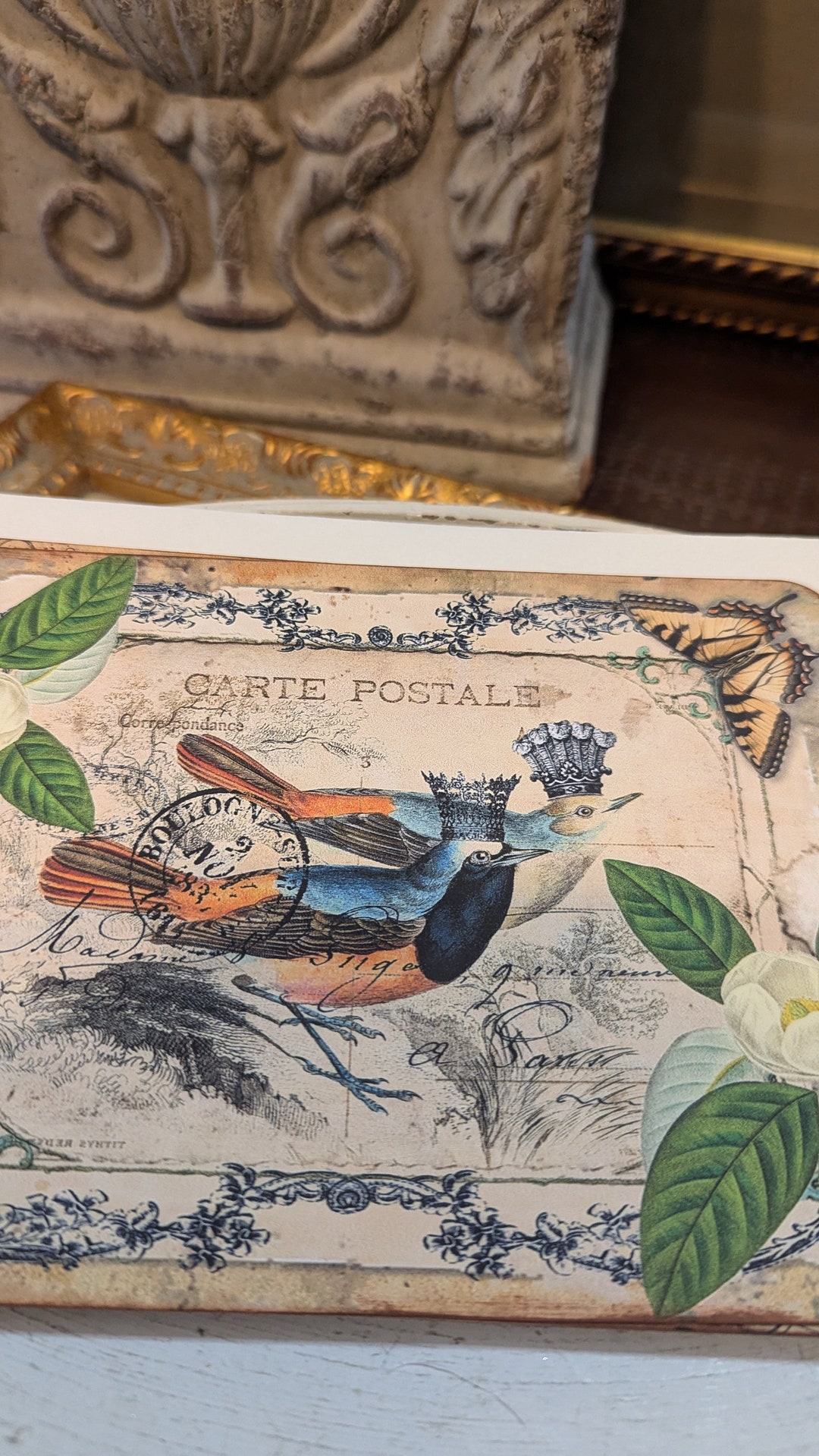 Set of Post Cards Note Cards With Envelopes Set of 6 Large Note Cards ...