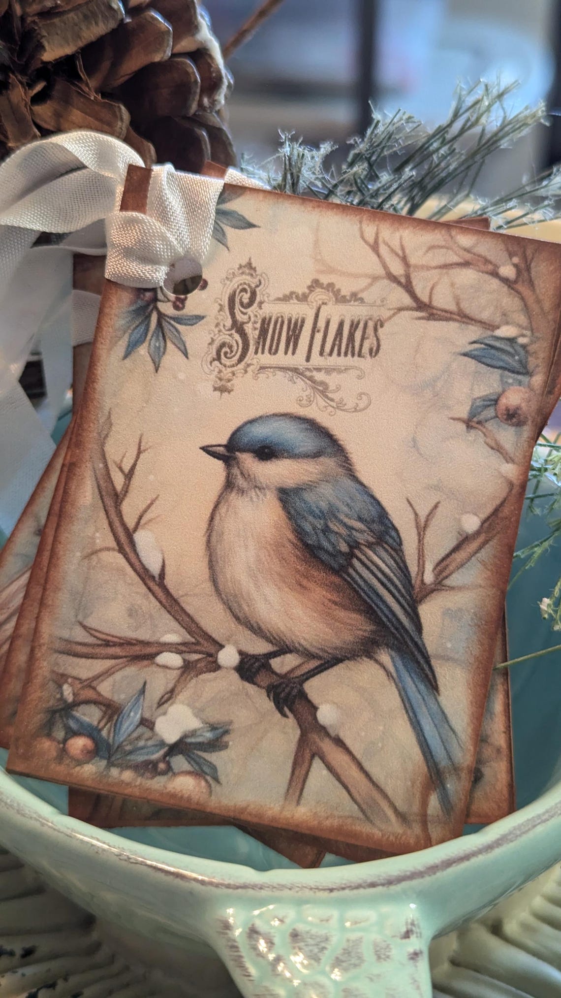 Gift Tags Beautiful Birds Gift Tags Journaling Tags Hang Tags Set of 6 ...