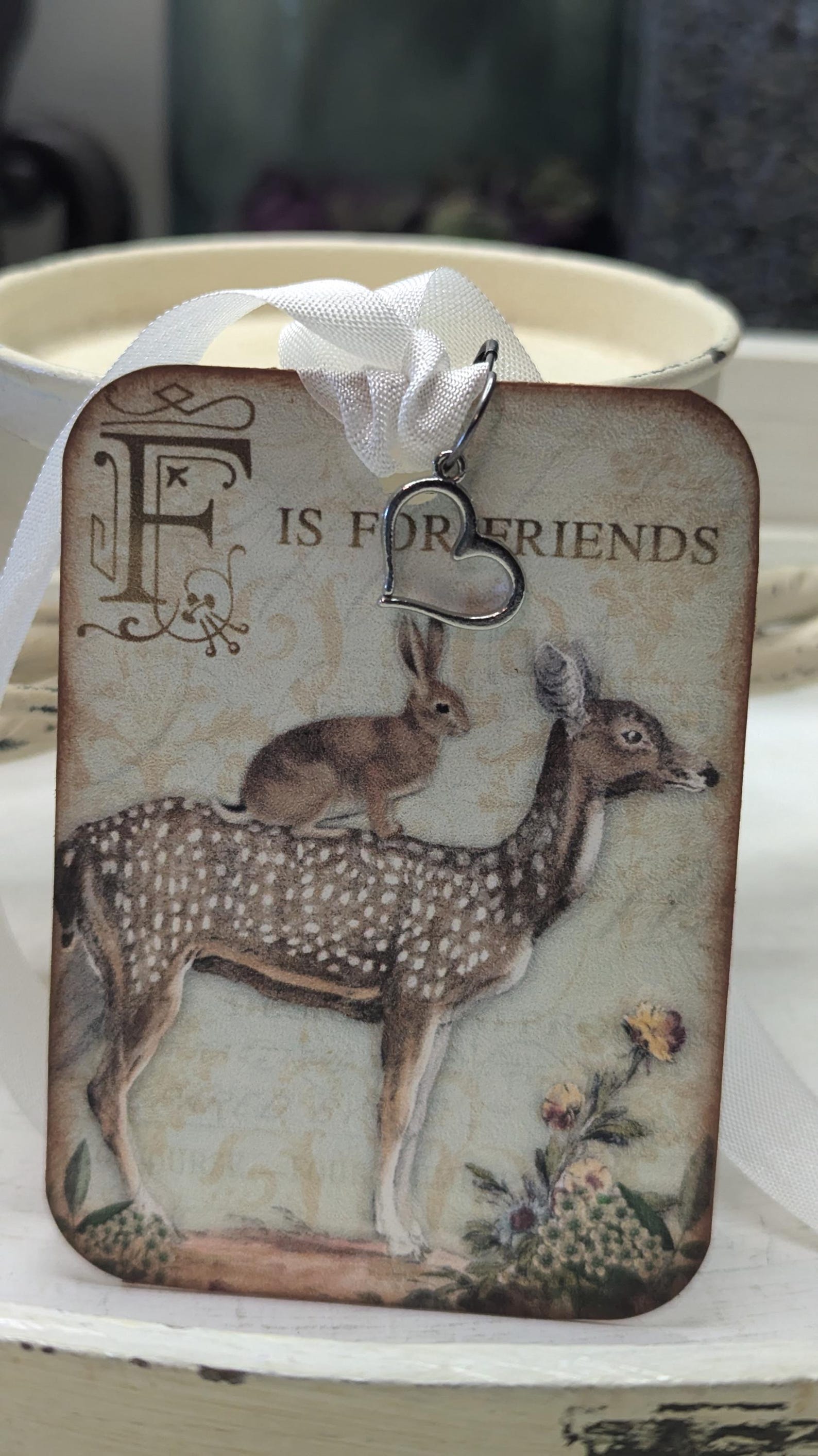 Gift Tags Hang Tags Beautiful With Charms Whimsical Gift Tags - Etsy