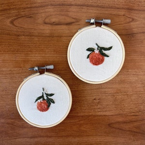Orange Blossom Embroidery - Etsy