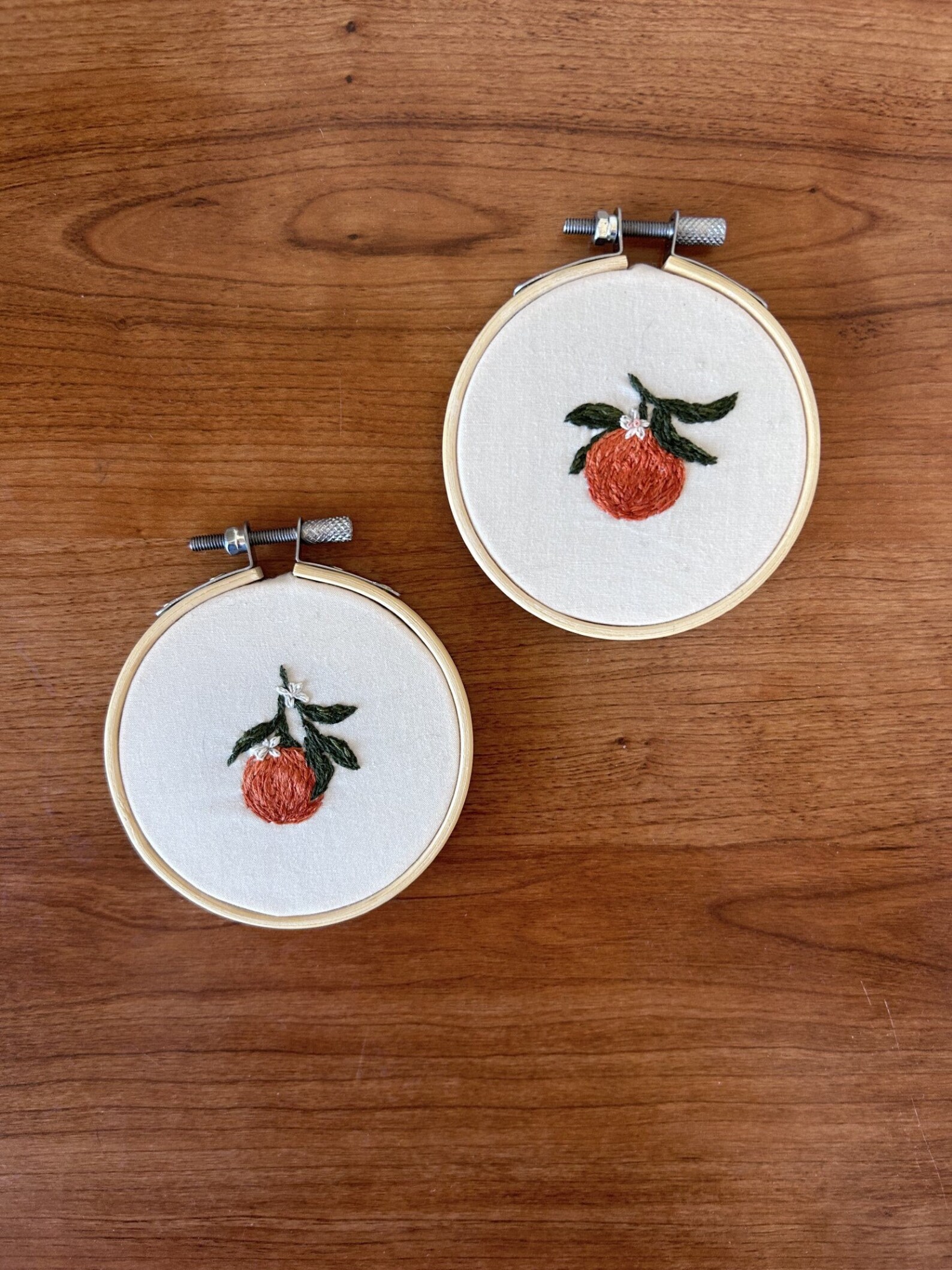 Orange Blossom Embroidery - Etsy