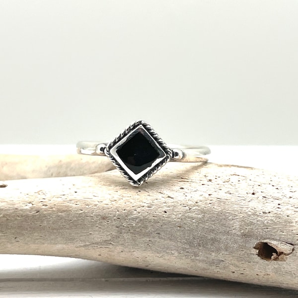 Black Onyx Rings - Etsy