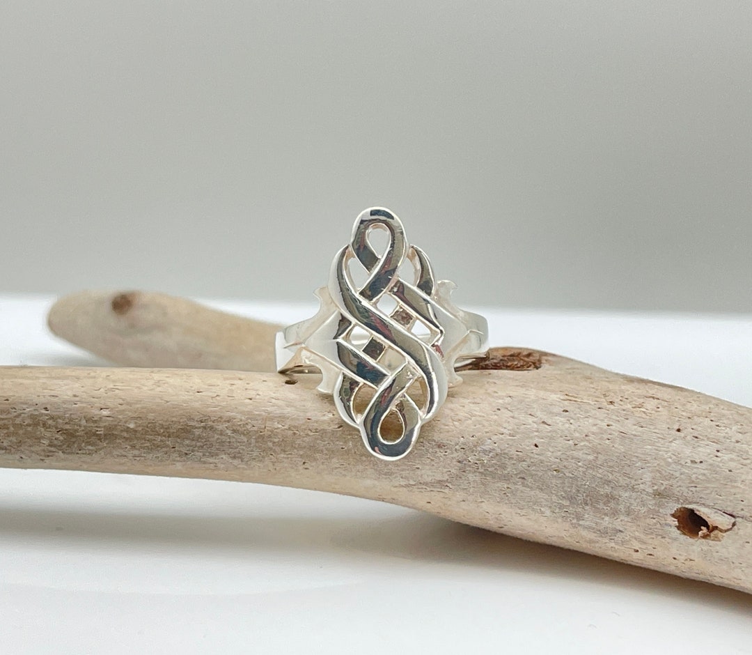 Celtic Eternity Ring, 925 Sterling Silver, Sizes 6, 7, 8, 9 - Etsy