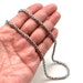 Silver Byzantine Bali Chain / Sterling Bali Chain 3mm / Round Byzantine ...