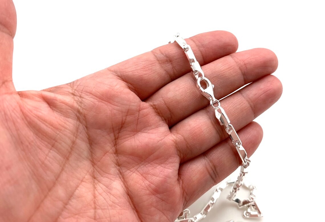 Thick Heshe Silver Chain / 3.4mm Heshe Chain 14 / 8 to - Etsy Australia