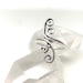 Silver Swirl Ring / Long Scroll Ring / Long Finger Heavy Swirl / Silver ...