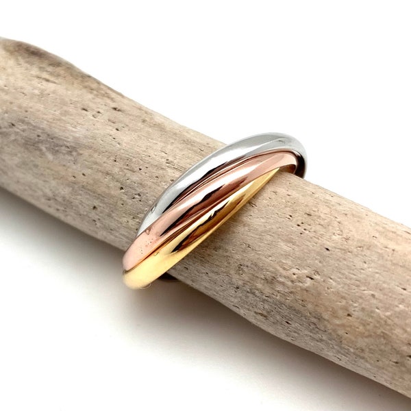 Tri Color Rings - Etsy