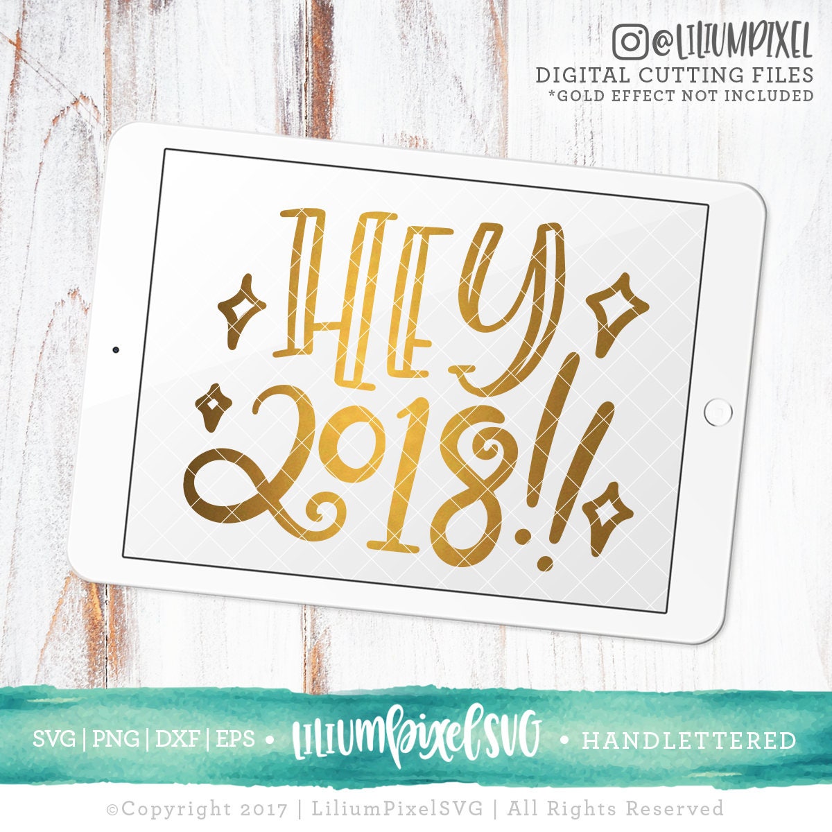 Papercraft Happy New Year SVG Cutting Files Ready for 2018 SVG Files ...