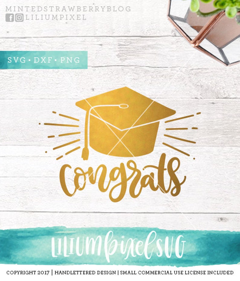 Congrats Graduate SVG Cutting Files / Graduation Svg Cut Files - Etsy