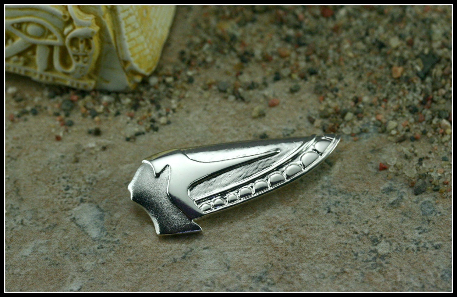 Metal brooch egyptian brooch pharaon brooch antique brooch | Etsy