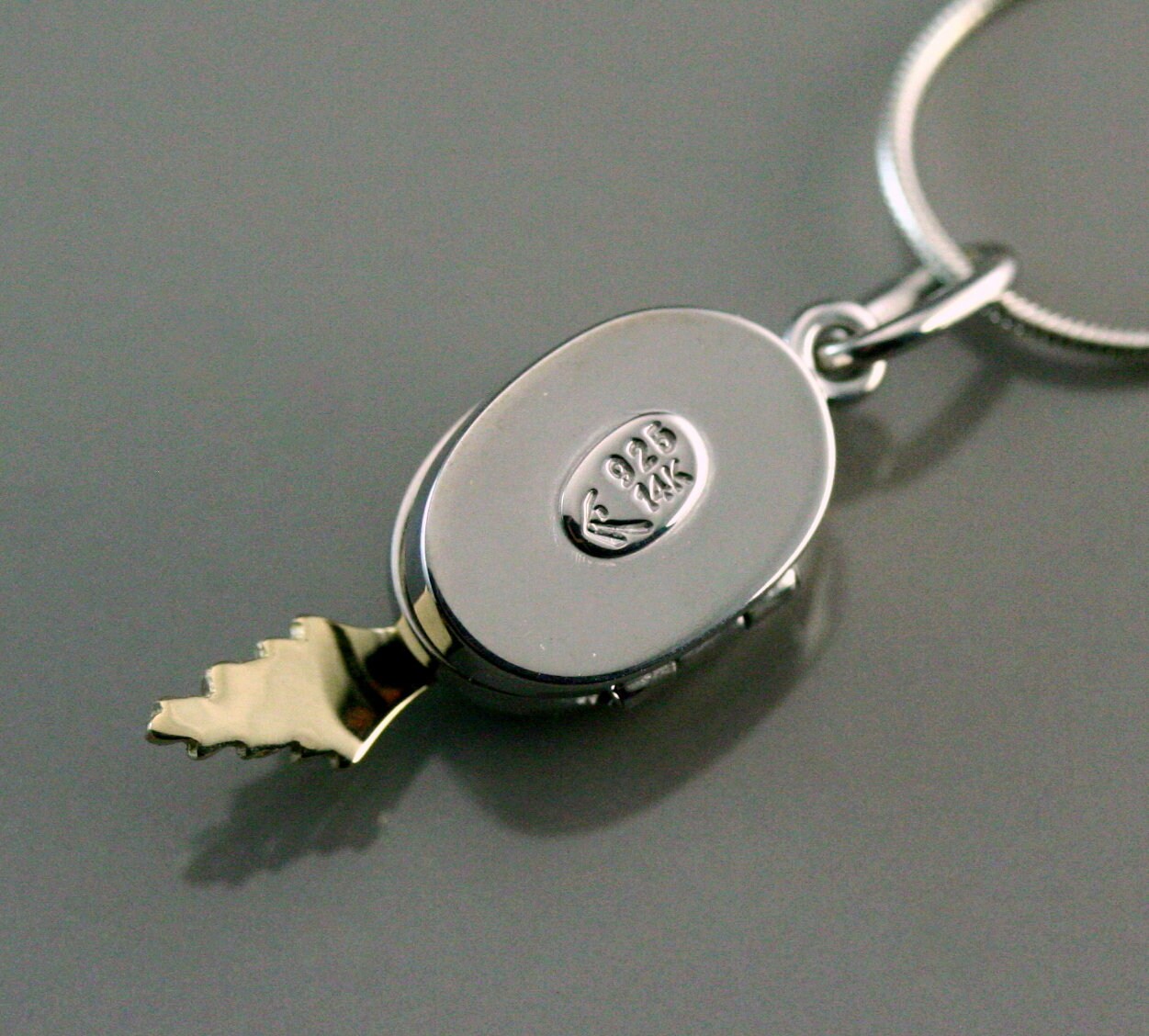 Silver Gold Phoenix Necklacephoenix Bird Locket Necklace | Etsy