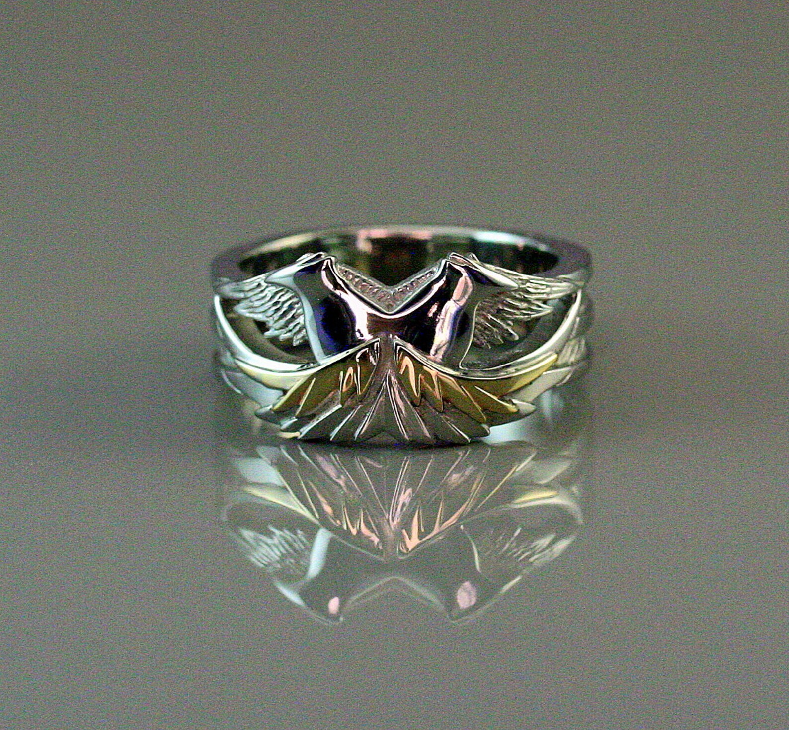 Phoenix ring fire bird men phoenix ring men bird ring | Etsy