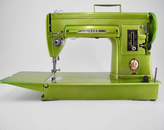 Sewing Machine Singer 301 Custom Painted Sour Apple Green - Etsy