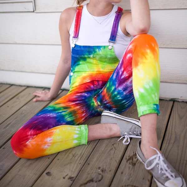 Tie Dye Overalls - Etsy