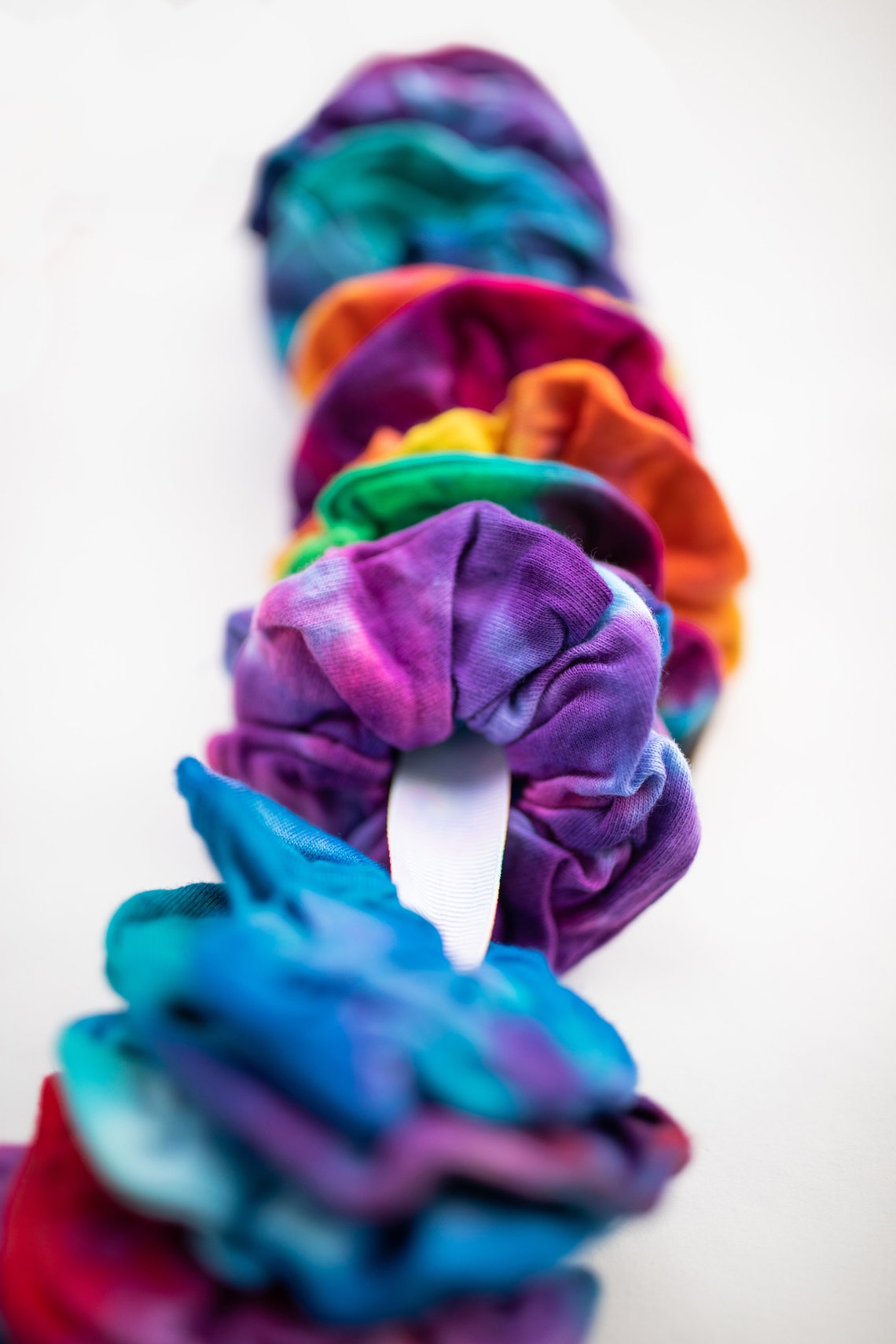 Tie Dye Scrunchies Tie Dye Hair Accessories Hippie Multi - Etsy