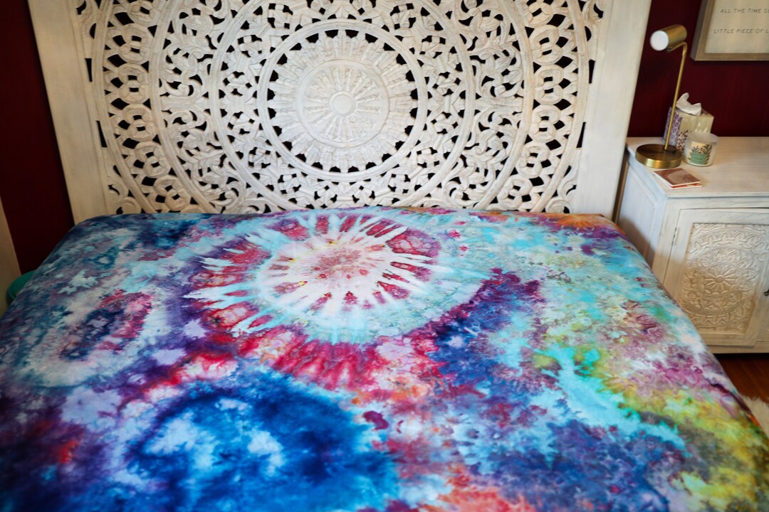 Tie Dye Ice Dye Sheets - Custom Tie Dye - Custom Tie Dye Bedding - Tie ...