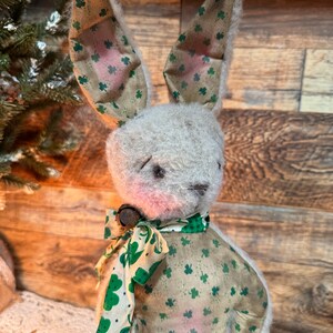 Primitive Bunny Rabbit-folk Art Bunny-irish Bunny-plush Bunny-vintage ...