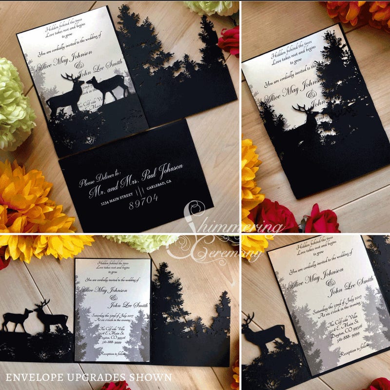 Tree Wedding Invite - Etsy