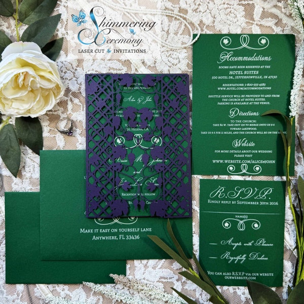 Pocket Folder Invite - Etsy