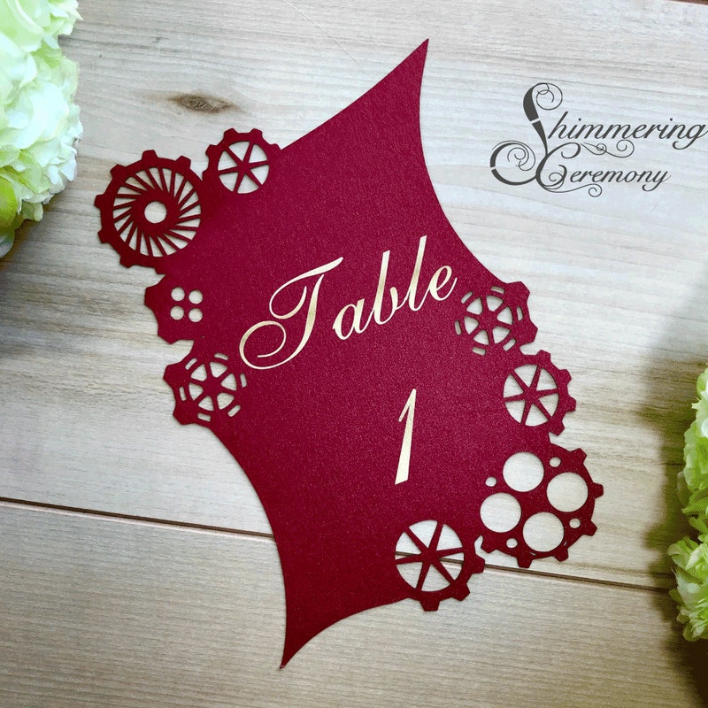 Tall Acrylic Table Numbers - Etsy