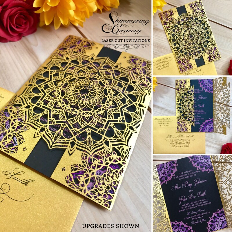 Laser Cut Invites - Etsy