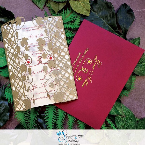 Pocket Folder Invite - Etsy