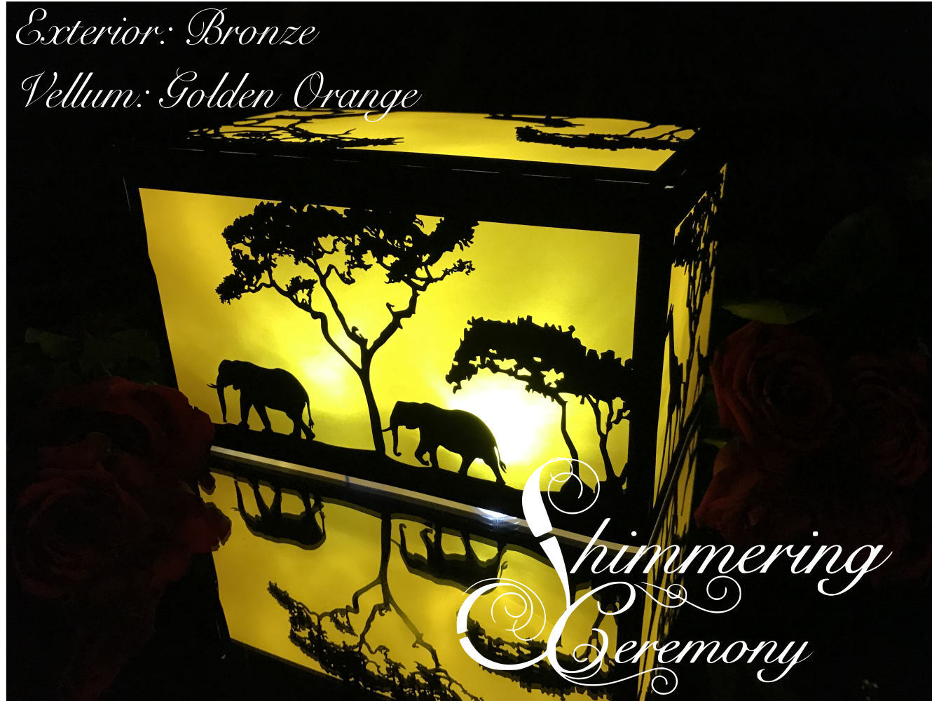 Safari Large Laser Cut Paper Lantern Luminary African animals | Etsy