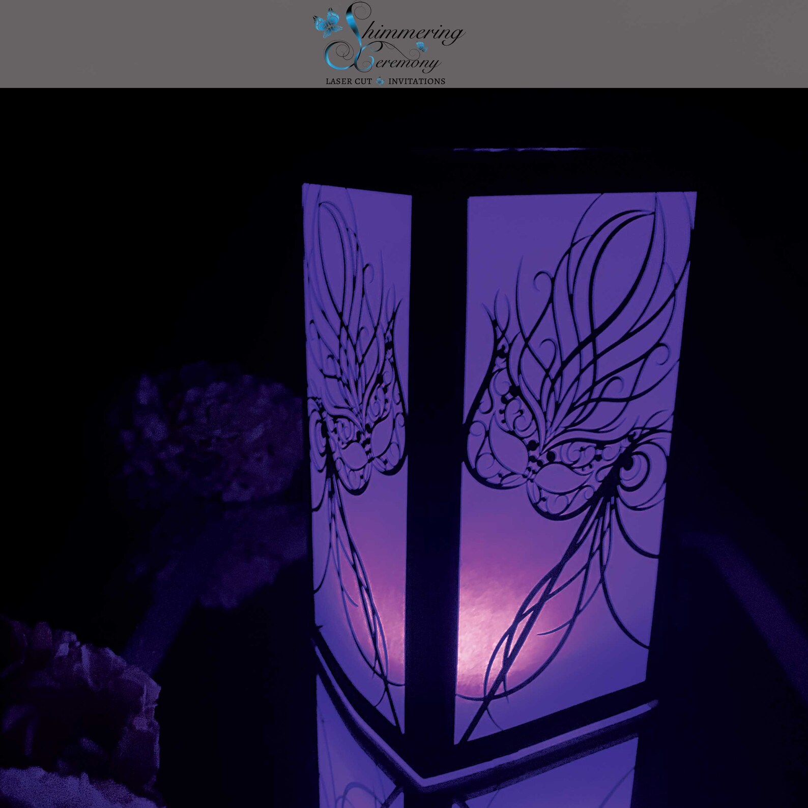 Mardi Gras Centerpiece Laser Cut Mask Lantern Gasparilla Luminary - Etsy