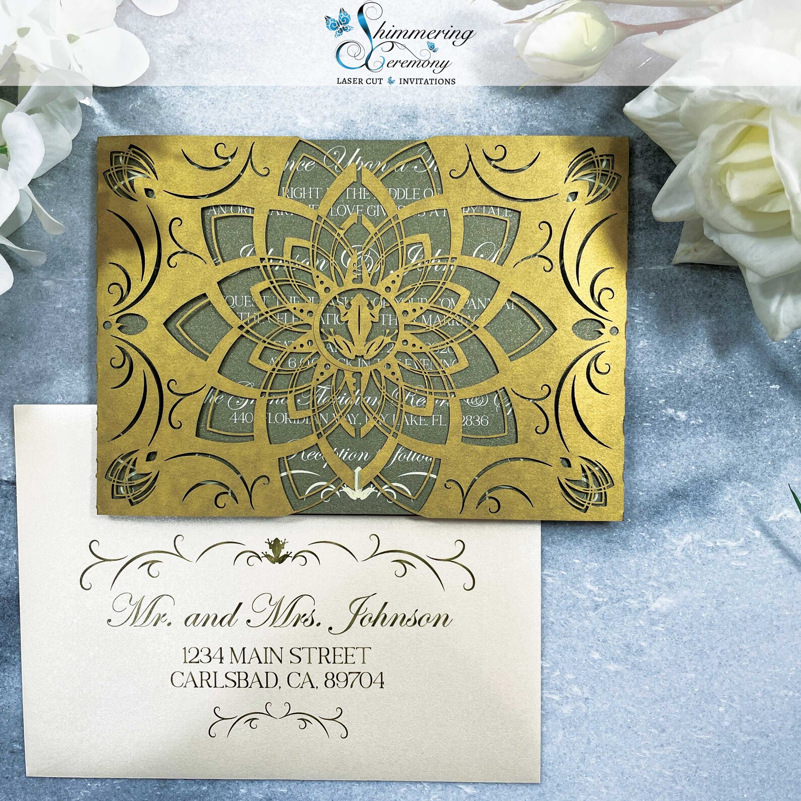 Princess and the Frog Inspired Wedding Invitation Sweet - Etsy