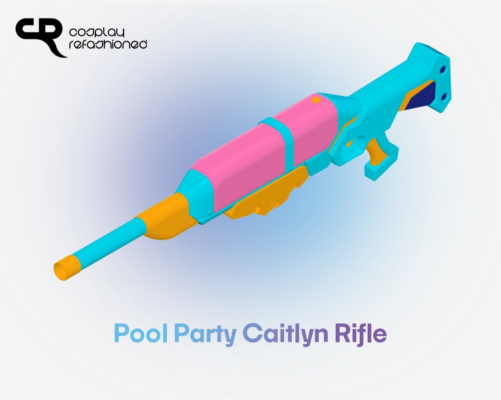 Pool Party Caitlyn Rifle 3D Model - Etsy Finland