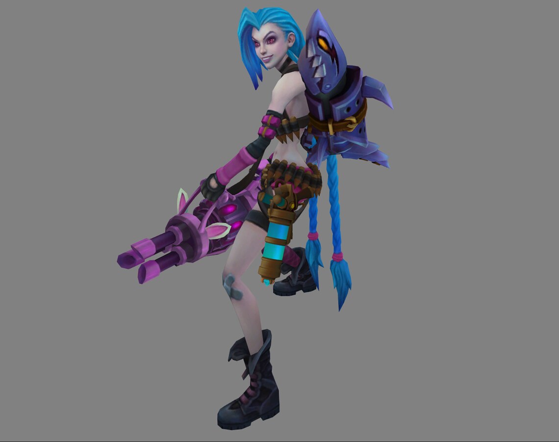 Jinx ZAP Pistol 3D Model - Etsy UK