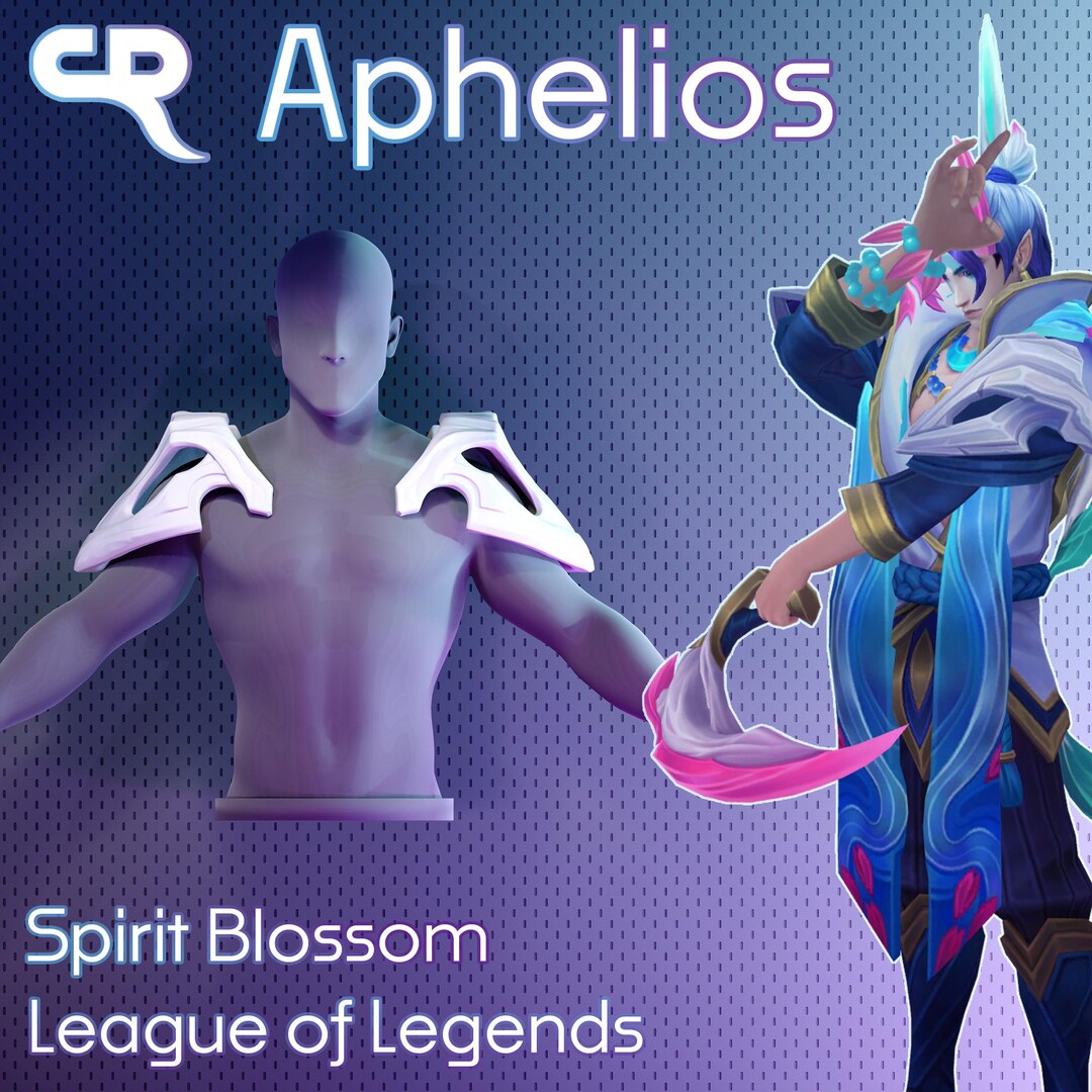 3D MODEL Aphelios Spirit Blossom Shoulder Piece - Etsy