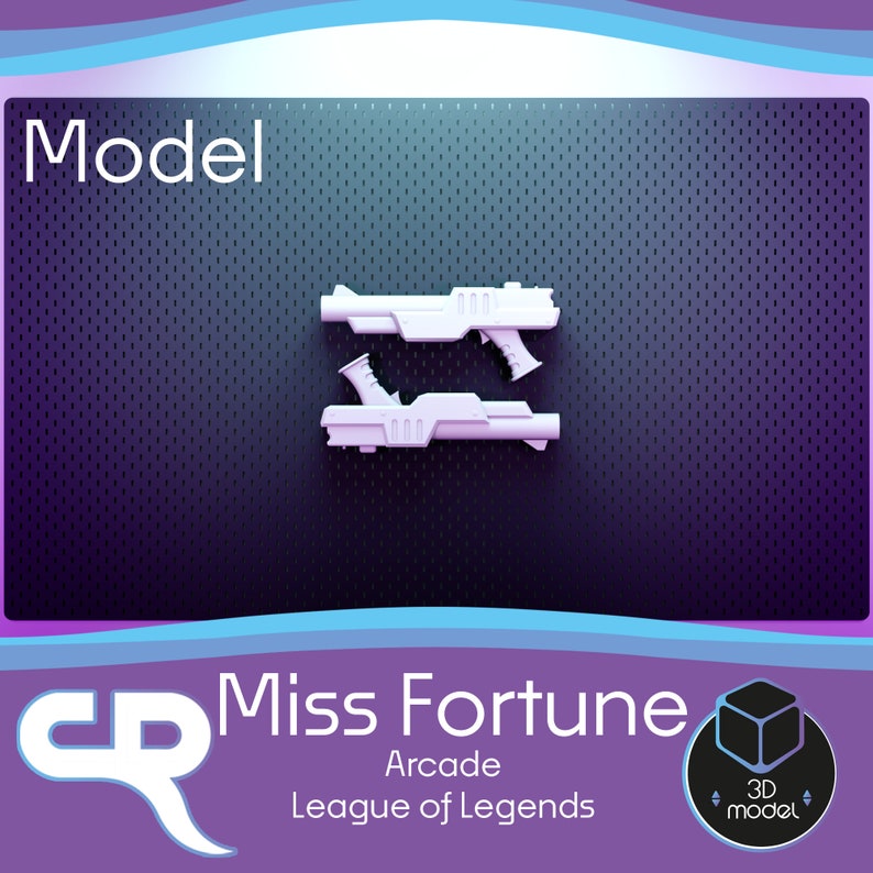 3D MODEL Arcade Miss Fortune Prop - Etsy