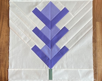 Forget-me-not Quilt Block Guide - Digital PDF - Traditional Piecing ...