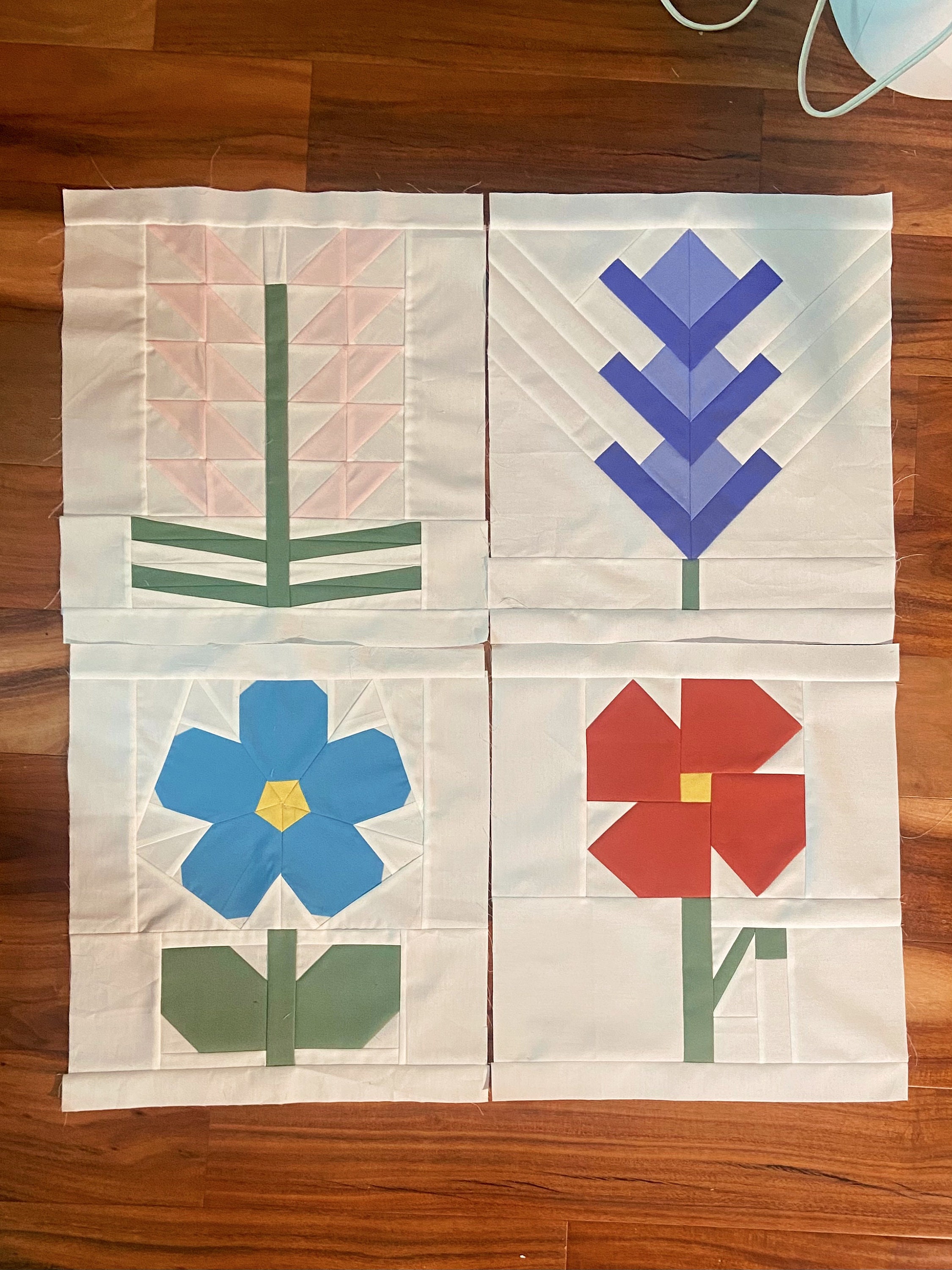 Poppy Quilt Block Guide - Digital PDF - Traditional Piecing Guide and ...