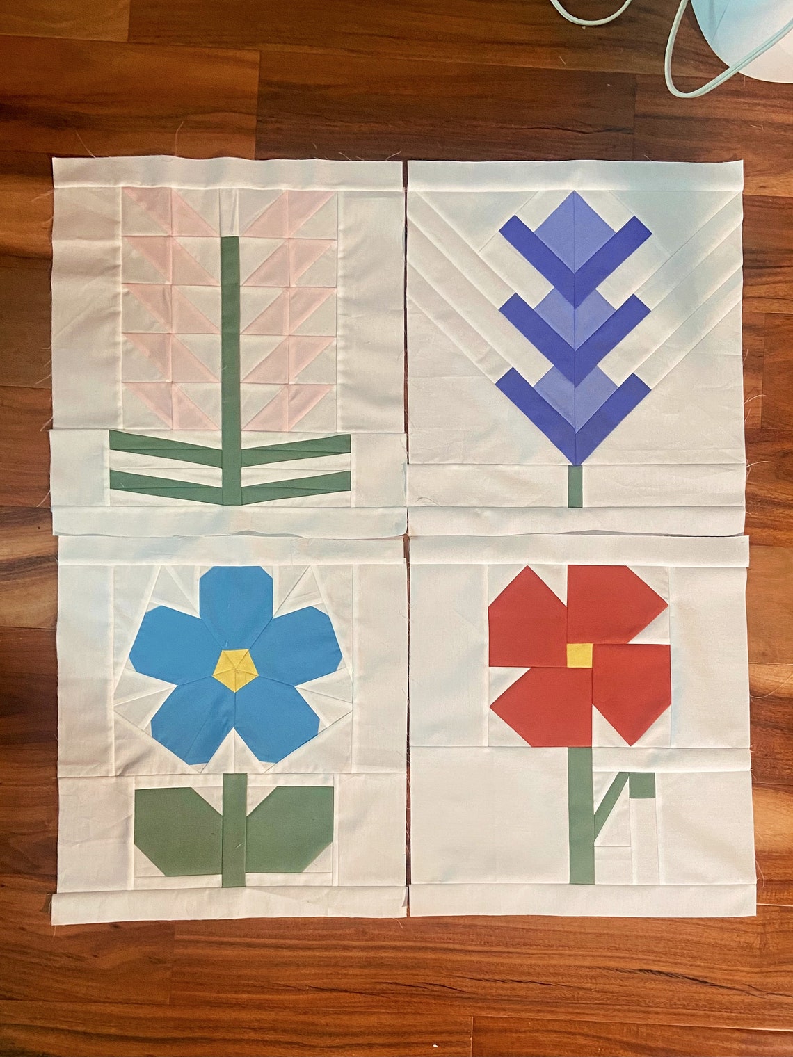 Forget-me-not Quilt Block Guide - Digital PDF - Traditional Piecing ...