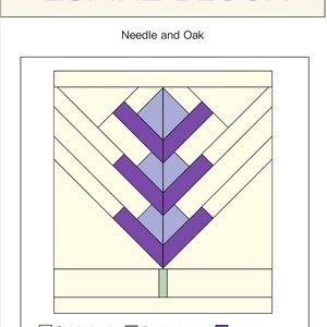Lupine Quilt Block Guide - Digital PDF - Traditional Piecing Guide and ...