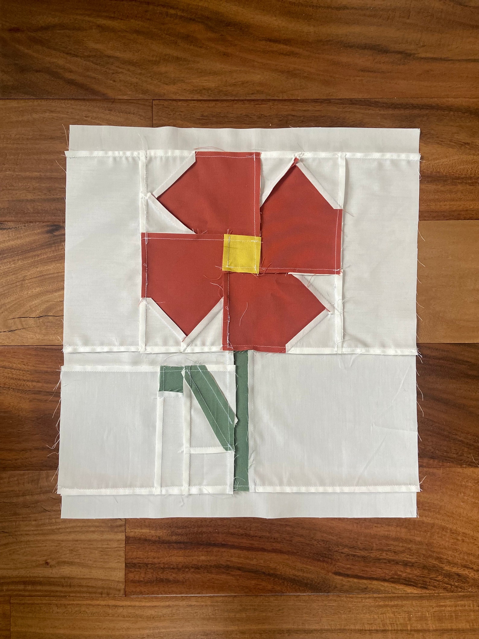 Poppy Quilt Block Guide - Digital PDF - Traditional Piecing Guide and ...