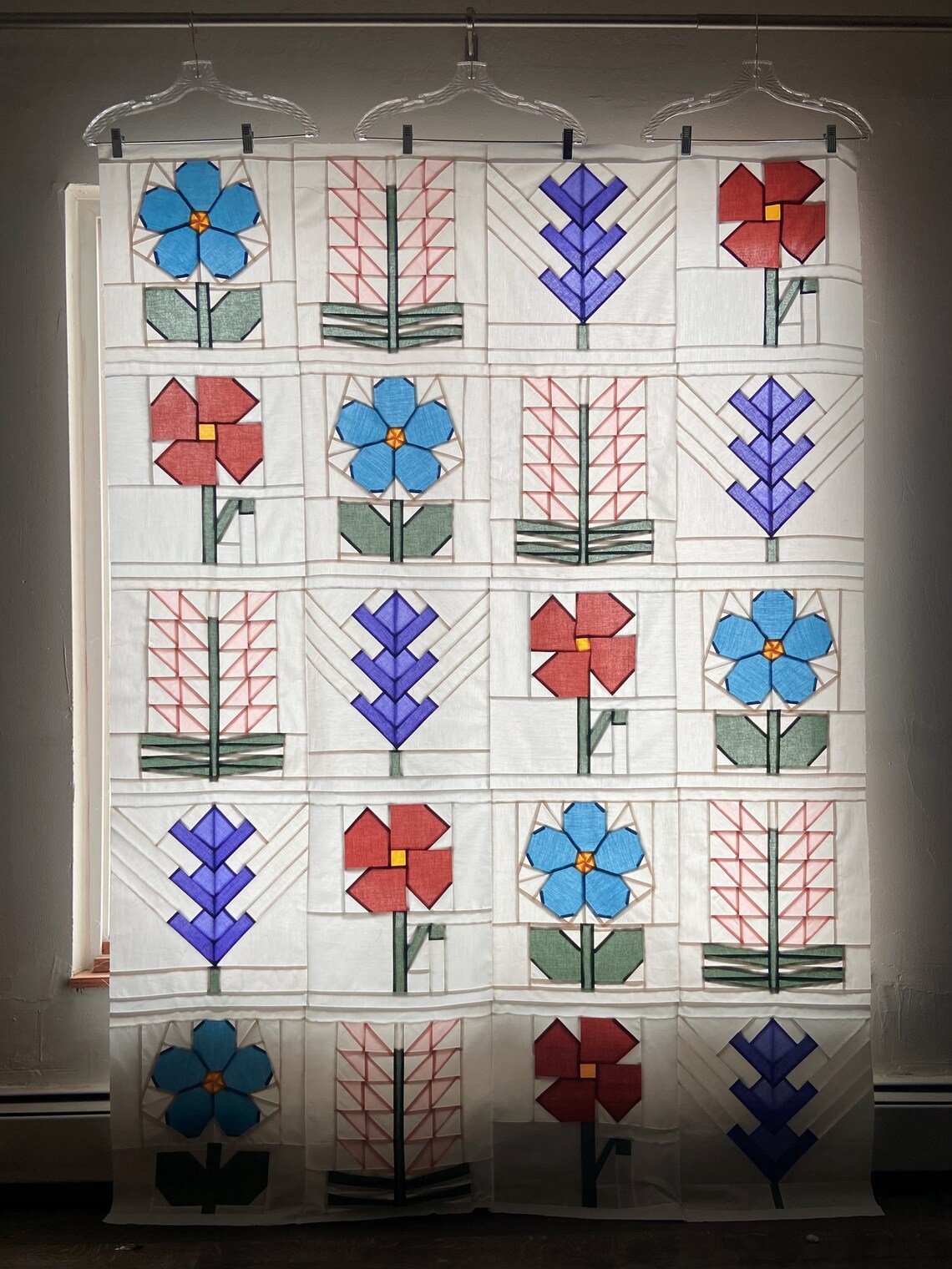 Forget-me-not Quilt Block Guide - Digital PDF - Traditional Piecing ...