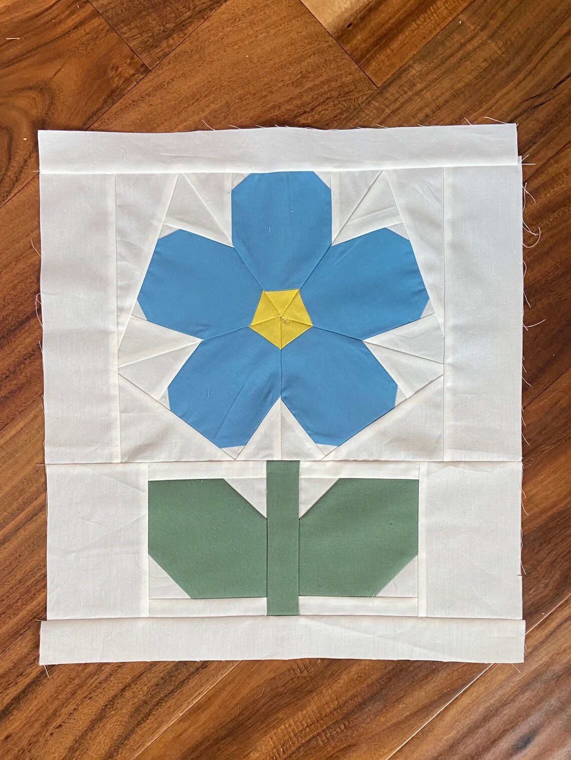 Forget-me-not Quilt Block Guide - Digital PDF - Traditional Piecing ...