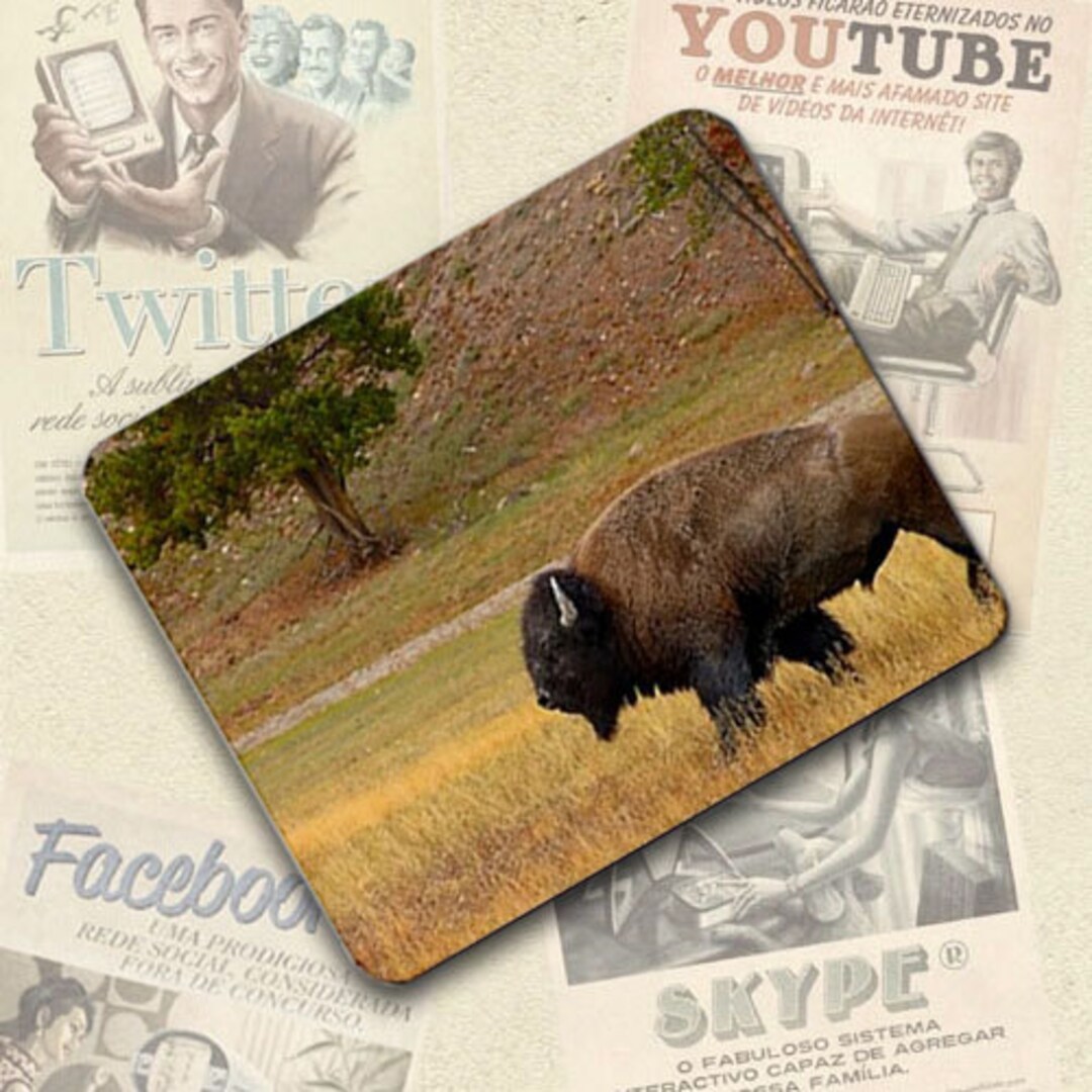 Buffalo Bison Large Mousepad Mouse Pad Great Gift Idea LMP497 - Etsy