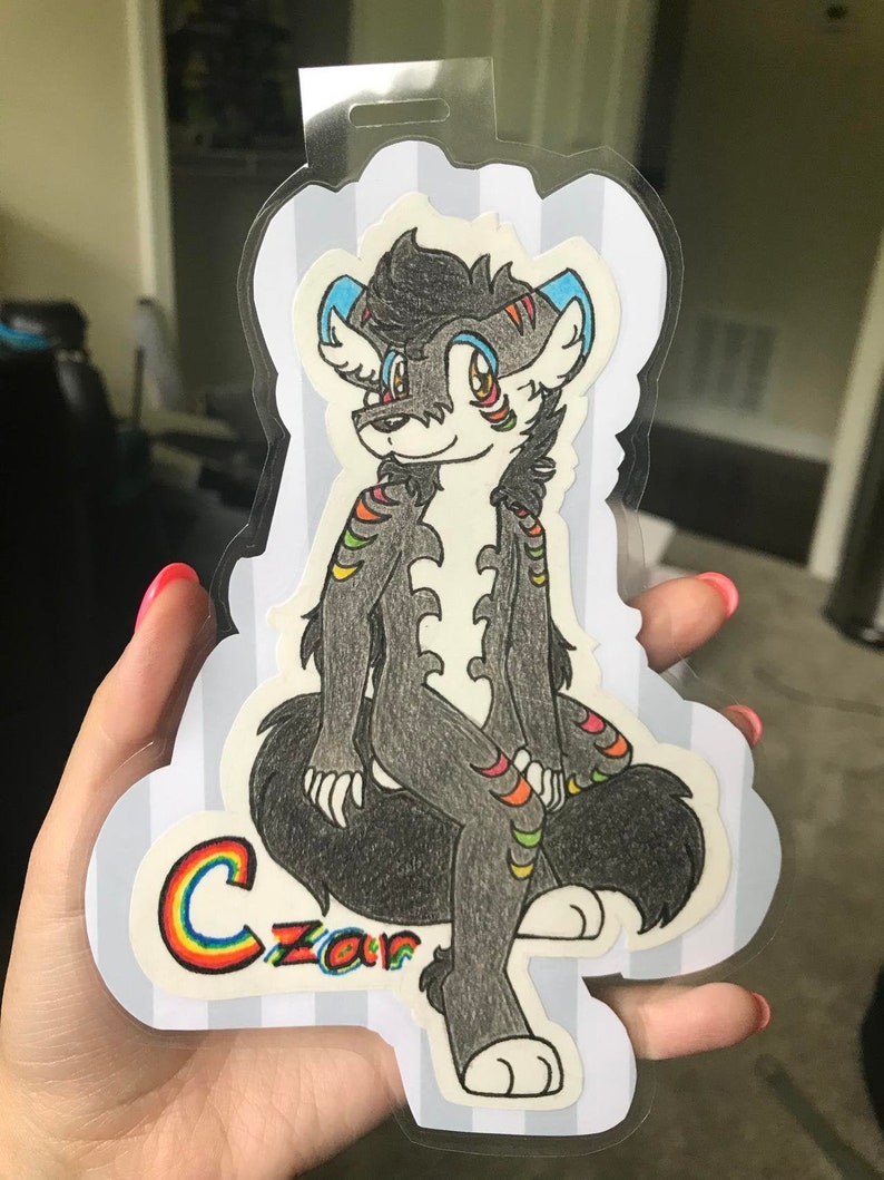 Custom Full-body Badge - Etsy