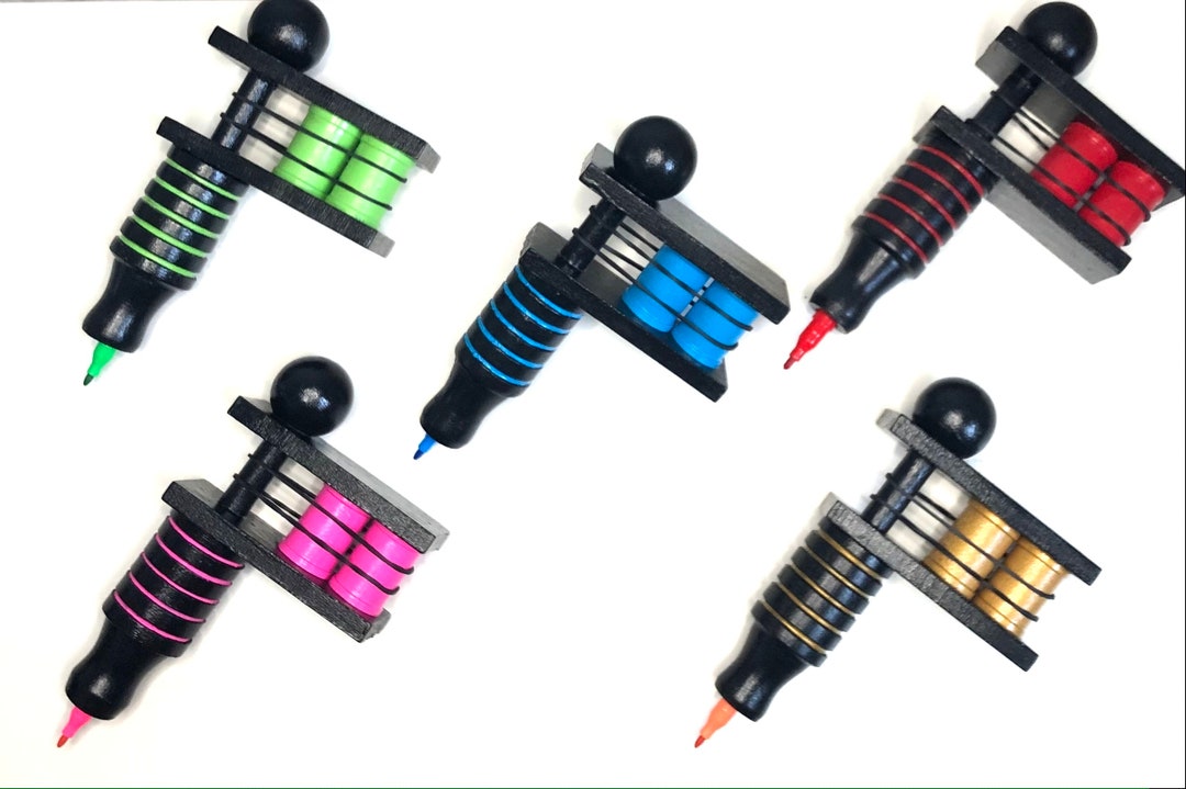 Crayon Wood Kids Tattoo Machine Round - Etsy