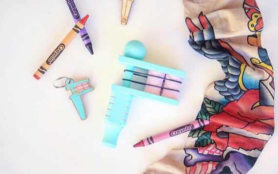 Crayon wood Kids tattoo Machine | Etsy