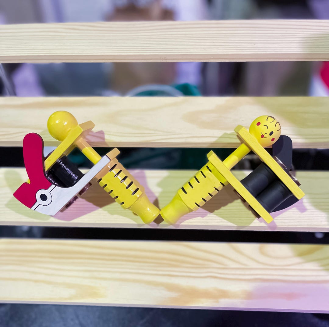 Pokemon With Frame Wood Kids Tattoo Machine - Etsy