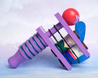 Rainbow Crayon Wood Kids Tattoo Machine - Etsy