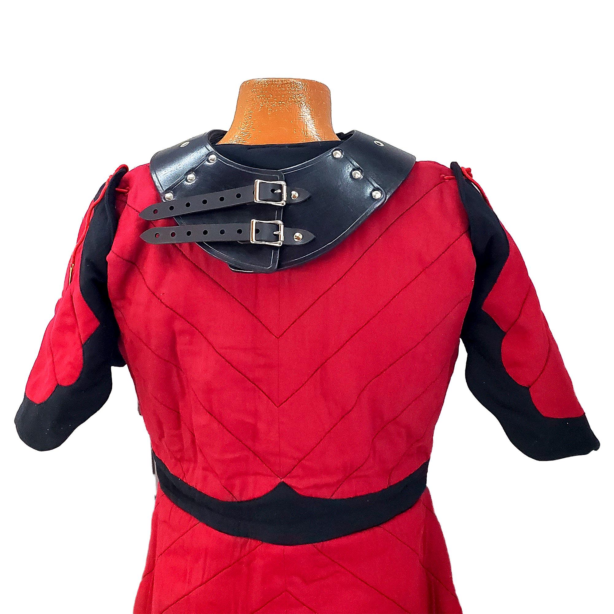Medieval Leather Gorget – LARP, Ren Faire Neck & Chest Armor – Custom ...