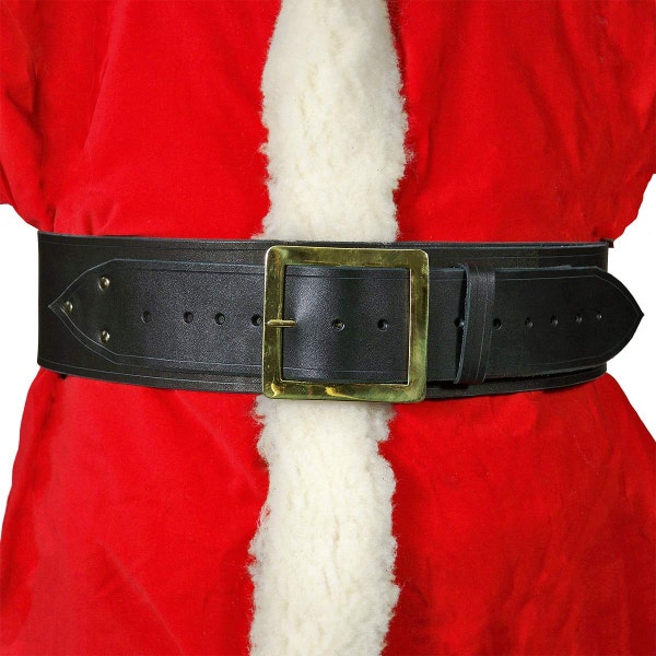 Leather Santa Belt - Etsy